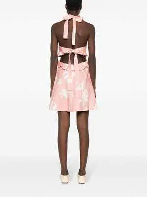 Zimmermann Acadian Floral-print Linen Mini Dress