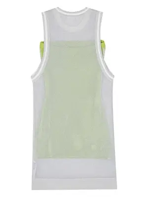Liu Jo Layered Logo-jacquard Mini Dress