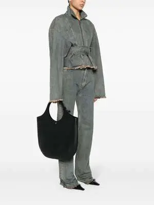 COURREGES Large Holy Tote Bag - Black