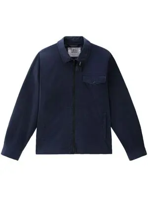 Woolrich Gabardine-weave Shirt Jacket - Blue