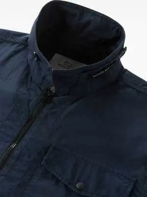 Woolrich Gabardine-weave Shirt Jacket - Blue