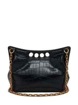 Alexander McQueen Mini The Peak Shoulder Bag - Black