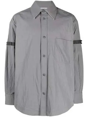 Thom Browne Button-fastening Shirt Jacket - Grey