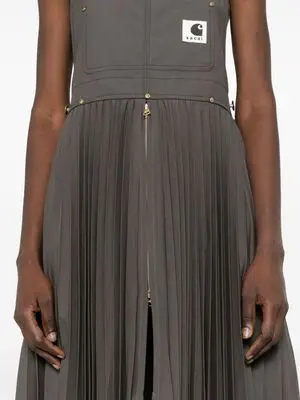 Sacai X Carhartt Wip Suiting Bonding Dress - Green | Editorialist