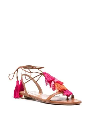 AQUAZZURA Capri Tassel-detail Sandals