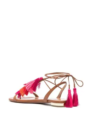 AQUAZZURA Capri Tassel-detail Sandals