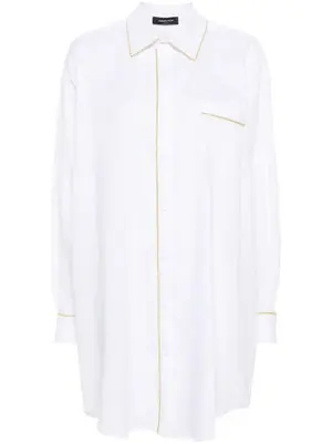 Fabiana Filippi Contrast-trim Linen Shirt