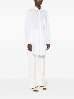 Fabiana Filippi Contrast-trim Linen Shirt