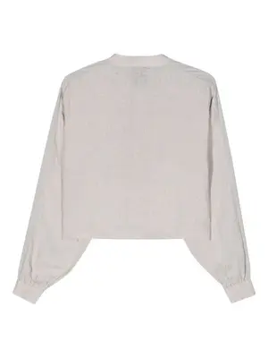 THOM KROM Cropped Linen Shirt