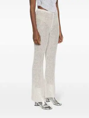 FORTE_FORTE Crochet Knit Palazzo Trousers