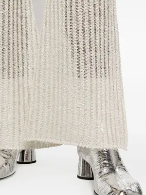 FORTE_FORTE Crochet Knit Palazzo Trousers