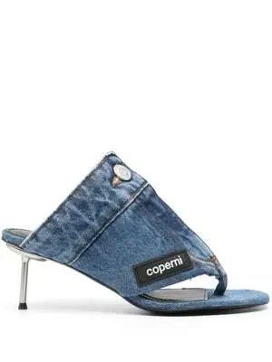 Coperni Silver Tone Sandals For Women