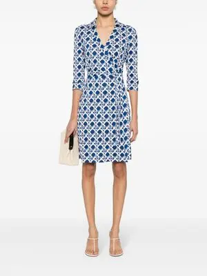 Diane Von Furstenberg Jenna Silk Wrap Dress