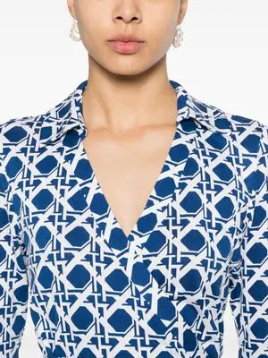 Diane Von Furstenberg Jenna Silk Wrap Dress