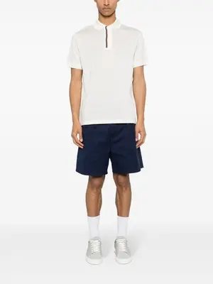 Paul Smith Signature Stripe-trim Polo Shirt