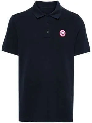 Canada Goose Beckley Cotton Polo Shirt - Blue