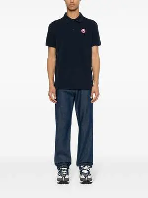 Canada Goose Beckley Cotton Polo Shirt - Blue