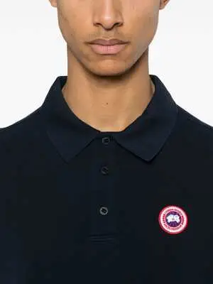 Canada Goose Beckley Cotton Polo Shirt - Blue