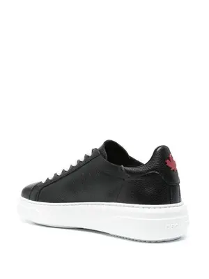Dsquared2 Bumper Leather Sneakers - Black