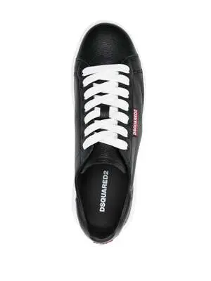 Dsquared2 Bumper Leather Sneakers - Black