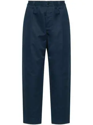 Marni Gabardine Tapered Trousers - Blue