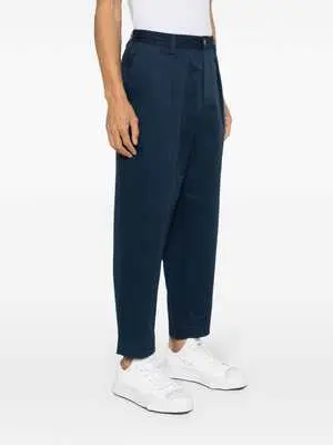 Marni Gabardine Tapered Trousers - Blue