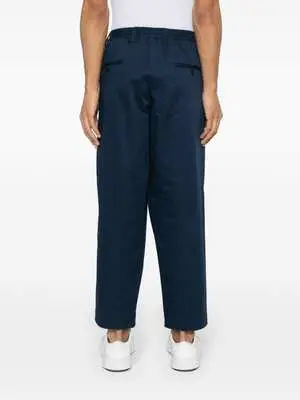 Marni Gabardine Tapered Trousers - Blue