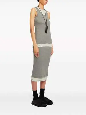 JIL SANDER Layered Tank Top - Grey
