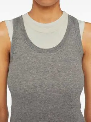 JIL SANDER Layered Tank Top - Grey