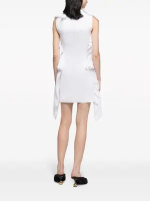 AZ FACTORY Calla Lily Draped Minidress