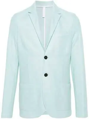 HARRIS WHARF LONDON Single-breasted Honeycomb Blazer