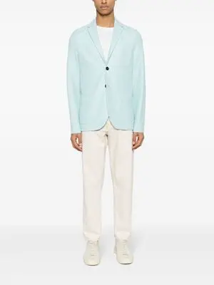 Harris Wharf London Single-breasted Honeycomb Blazer