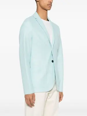 Harris Wharf London Single-breasted Honeycomb Blazer