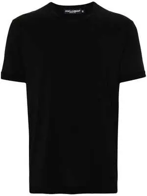 Dolce & Gabbana Crew-neck Short-sleeve T-shirt - Black