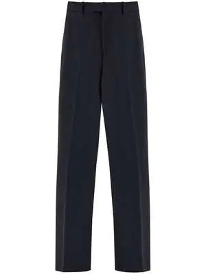 FERRAGAMO Straight-leg Cotton Trousers