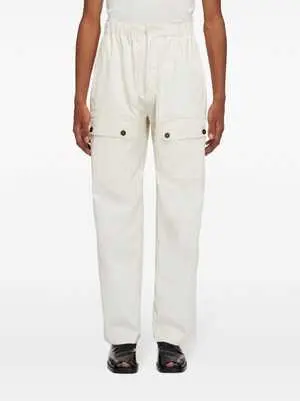 FERRAGAMO Wide-leg Linen Trousers