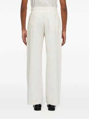 FERRAGAMO Wide-leg Linen Trousers