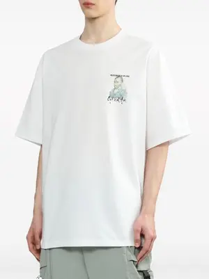MUSIUM DIV. Graphic-print Cotton-blend T-shirt