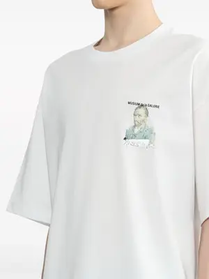 MUSIUM DIV. Graphic-print Cotton-blend T-shirt