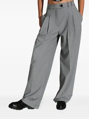 FLEUR DU MAL Houndstooth-pattern Trousers