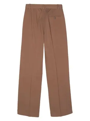 CIRCOLO 1901 Piqué-weave Trousers - Brown