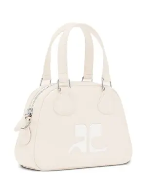 COURREGES Mini Leather Bowling Bag