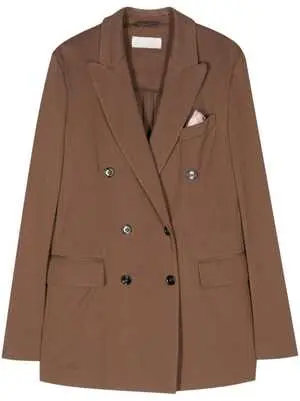 CIRCOLO 1901 Pocket-square Blazer - Brown