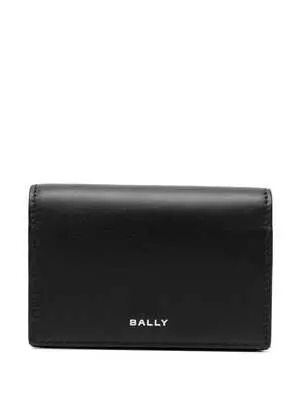 Bally Logo-print Leather Wallet - Black