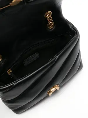 Pinko Baby Love Bag Puff Maxi Quilt Shoulder Bag - Black