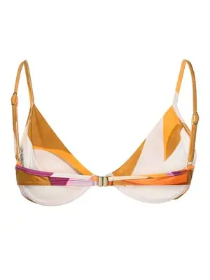 Raquel Diniz Abstract-print Bikini Top
