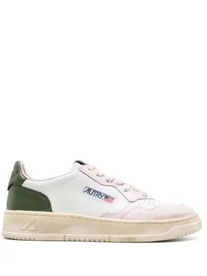 AUTRY Super Vintage Panelled Sneakers - White