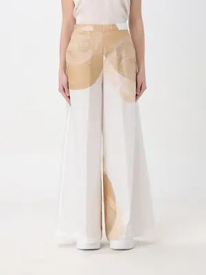 Liviana Conti Embroidered Wide-leg Trousers