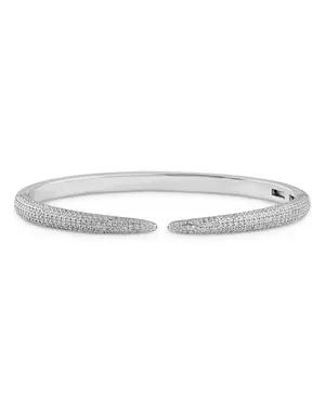 KENNETH JAY LANE Cz Pave Spike Bracelet - Silver