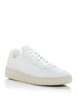 VEJA V-90 Low Top Leather Sneakers - Extra White